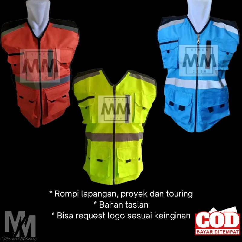 Jual Rompi Lapangan taslan lengan pendek | Shopee Indonesia