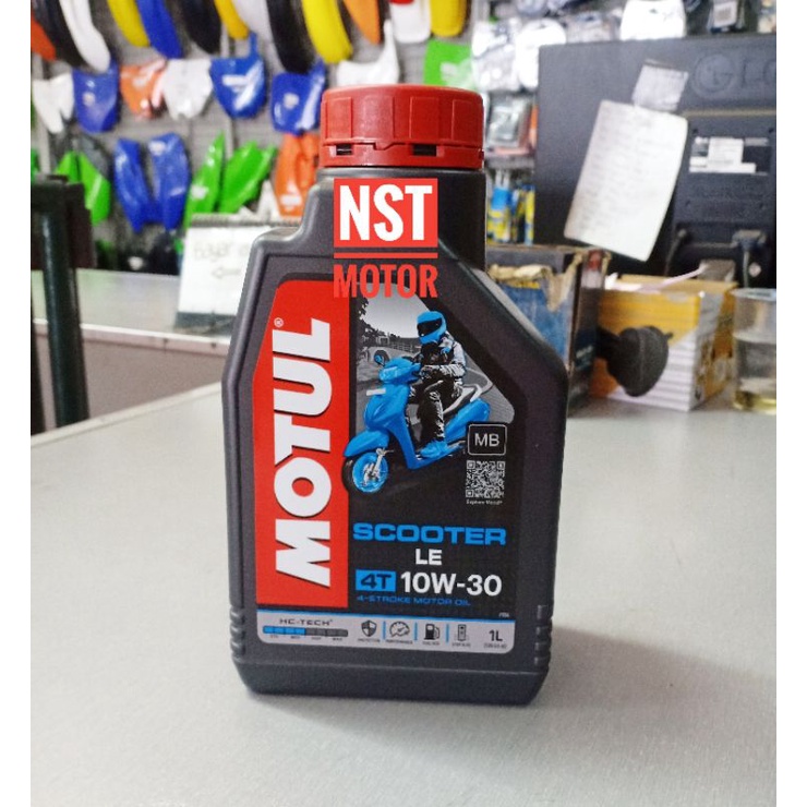 Jual Oli Motul Scooter LE 1 Liter Sae 10W 30 Oli Motor Matic Original ...