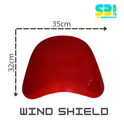 Jual Windshield TEBAL 3mm Model Universal Ukuran Sedang Bisa untuk ...
