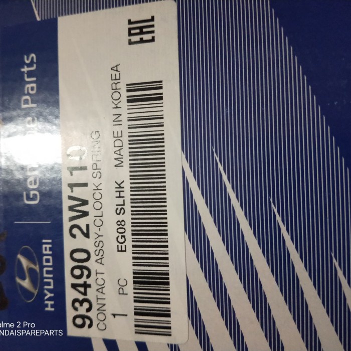 Jual contact clock spring hyundai all new santa fe sesuai nomor rangka ...