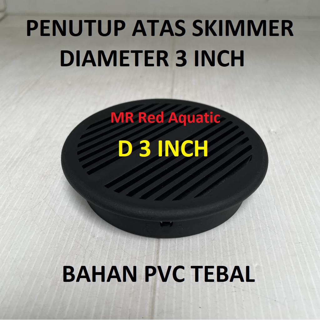 Jual Tutup Filter D 3 Inch Skimmer Bottom Drain Kolam Koi Skimer Atas Jaring | Shopee Indonesia