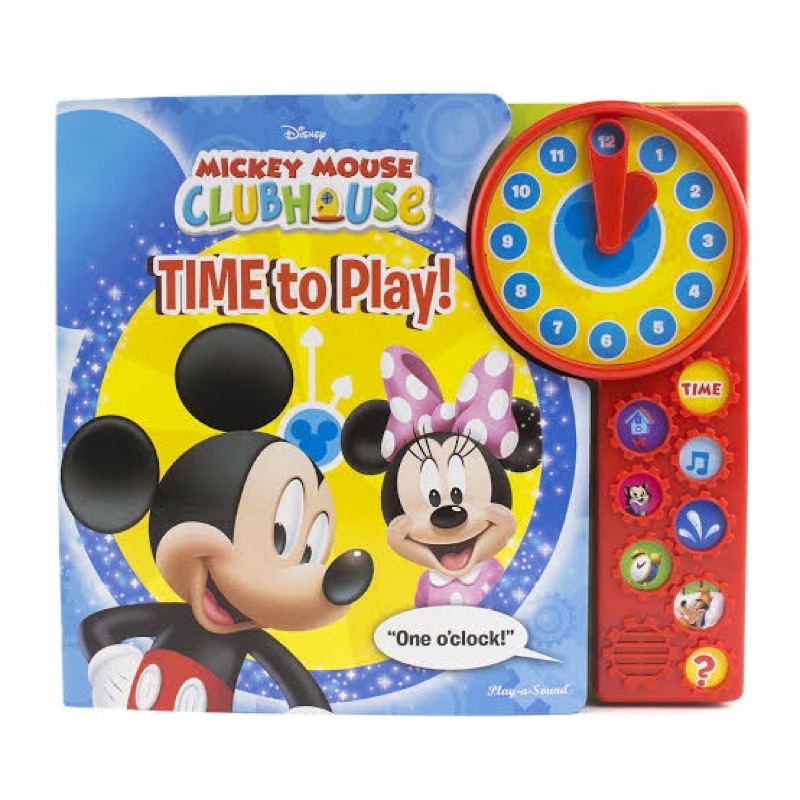 Jual soundbook disney mickey mouse clubhouse time to play learn to tell ...