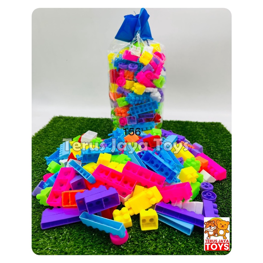 Jual Grosir Mainan Blocks Balok susun bongkar pasang Mainan edukasi ...