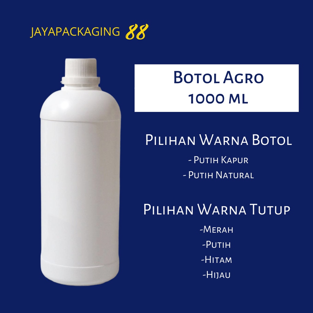 Jual Botol Agro 1000ml 1000 ml Botol Labor 1 Liter Botol Kapsul HDPE | Shopee Indonesia