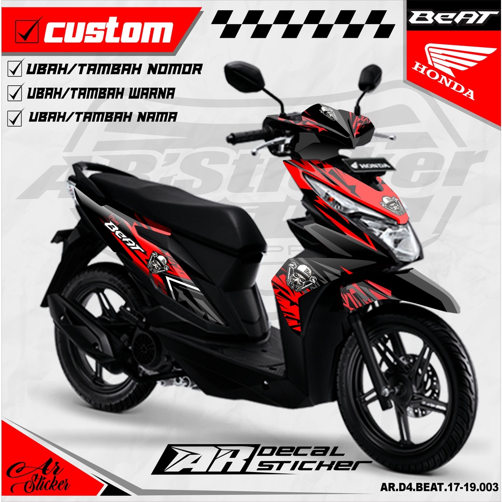 Jual Decal Beat 2016-2019 Full Body, Stiker Dekal Beat ESP, STREET ...