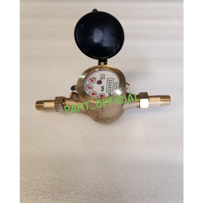 Jual Water meter meteran air OPX ukuran 3/4 inchi full kuningan//flow ...