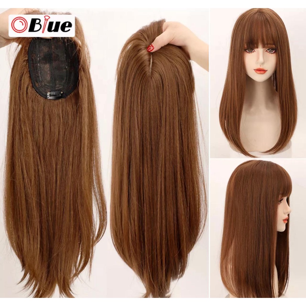 Jual wig tipis poni depan panjang wif tipis wig tutup botak NEW01 ...