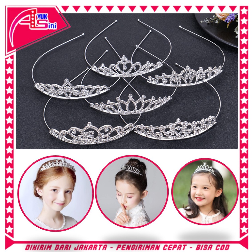 Jual AS Bando Mahkota Wanita Crown Berlian Women Jewelry Bando Anak ...
