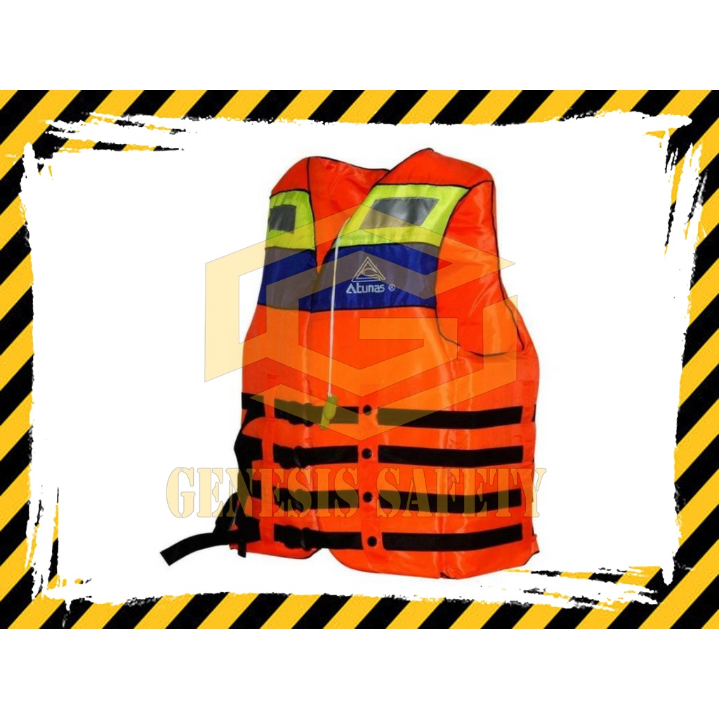 Jual PELAMPUNG ATUNAS TALI HITAM / LIFE JACKET / VEST LIFE/ PELAMPUNG ...
