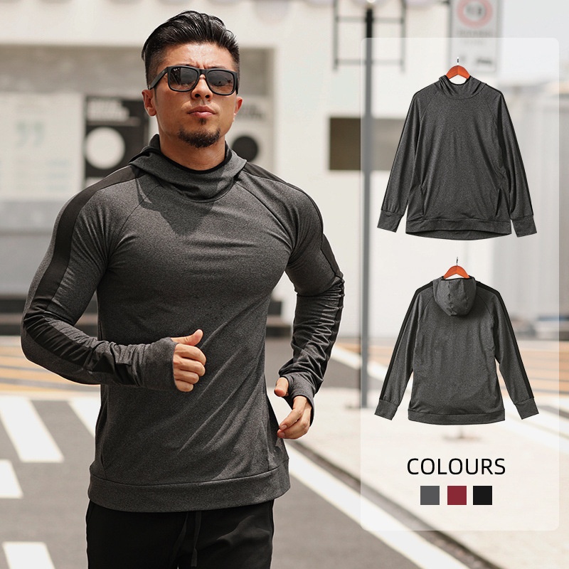 Jual SWEATER OLAHRAGA PRIA HOODIE |SWEATER FITNESS GYM RUNNING | Shopee ...