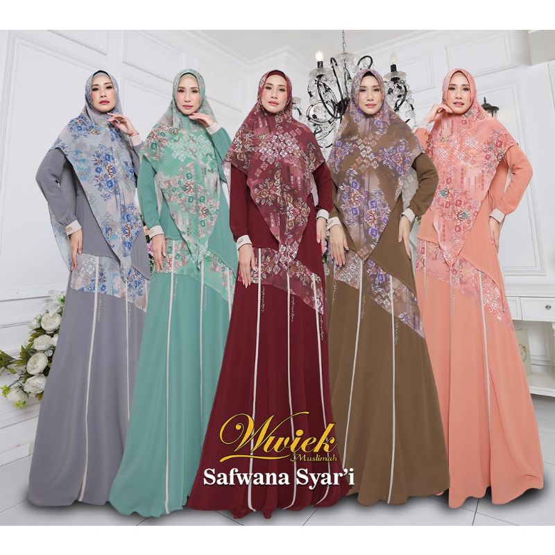 Jual Safwana syari Original Wwiek muslimah | Shopee Indonesia