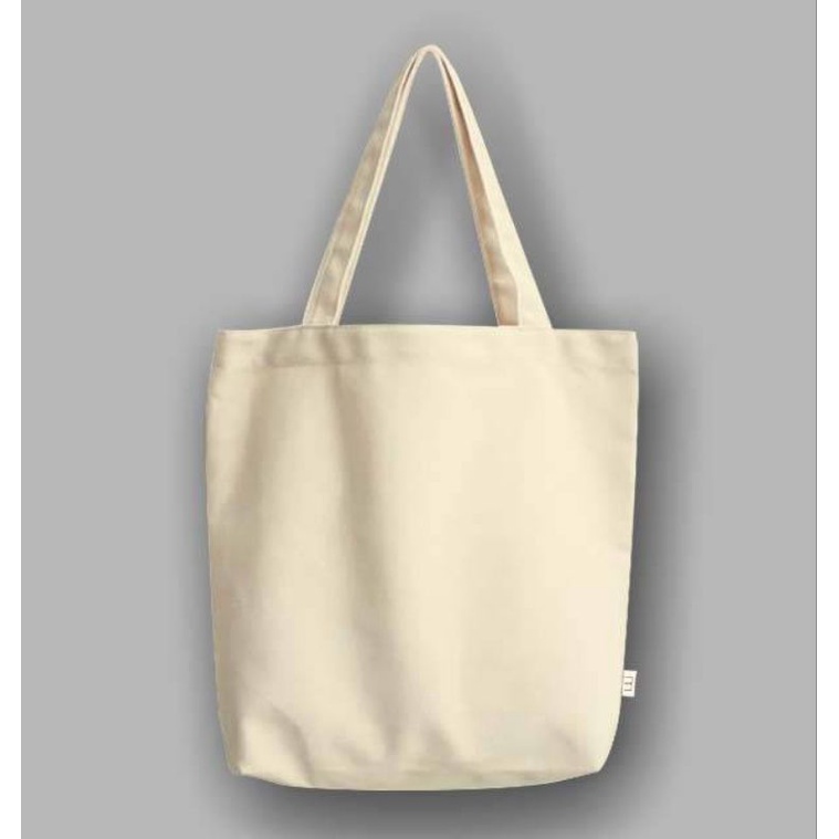 Jual FRESHY Tote Bag Semi Canvas Polos Resleting Messy | Shopee Indonesia