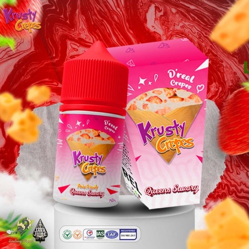 Jual [POD FRIENDLY 30ML 15MG] KRUSTY CREPES V5 POD FRIENDLY QUEENS ...