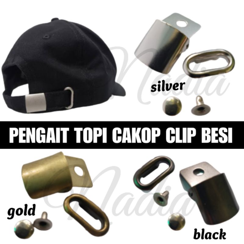 Jual PENGAIT TOPI CAKOP CLIP BESI . PENGAIT TOPI SAJA YAAA.. SESUAI ...