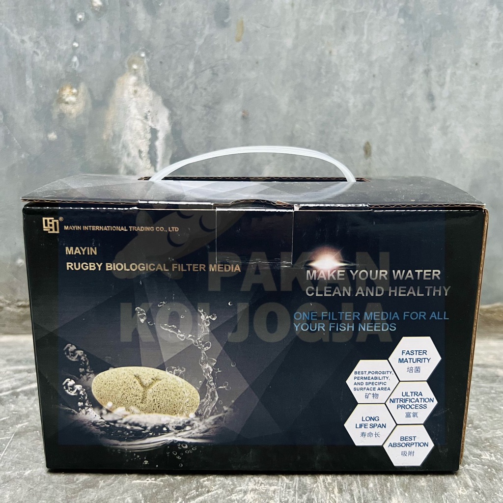 Jual Mayin Rugby media filter biologis rumah bakteri aquarium ikan - 1 ...