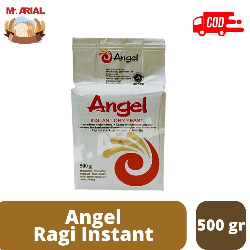 Jual ANGEL Ragi Instan 500gr / Pengembang Kue / Instant Dry Yeast ...
