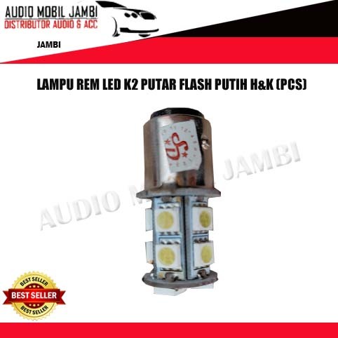 Jual LAMPU LED REM KAKI 2 PUTAR FLASH PUTIH KEDAP KEDIP PUTIH H&K (PCS ...