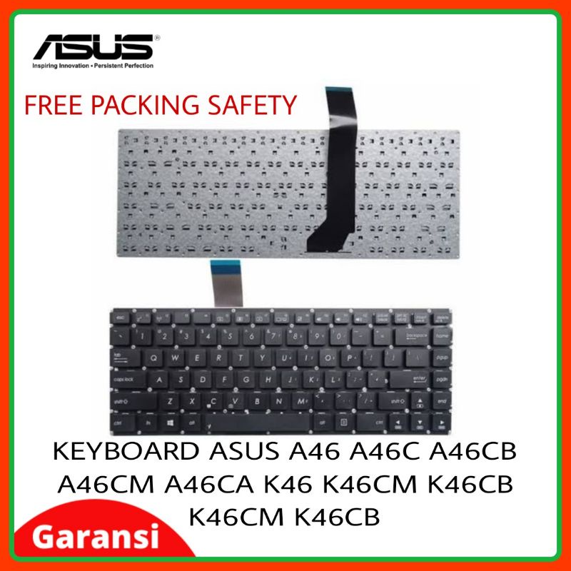 Jual Keyboard Laptop Asus A46 A46C A46CB A46CM A46CA K46 K46CM K46CB ...