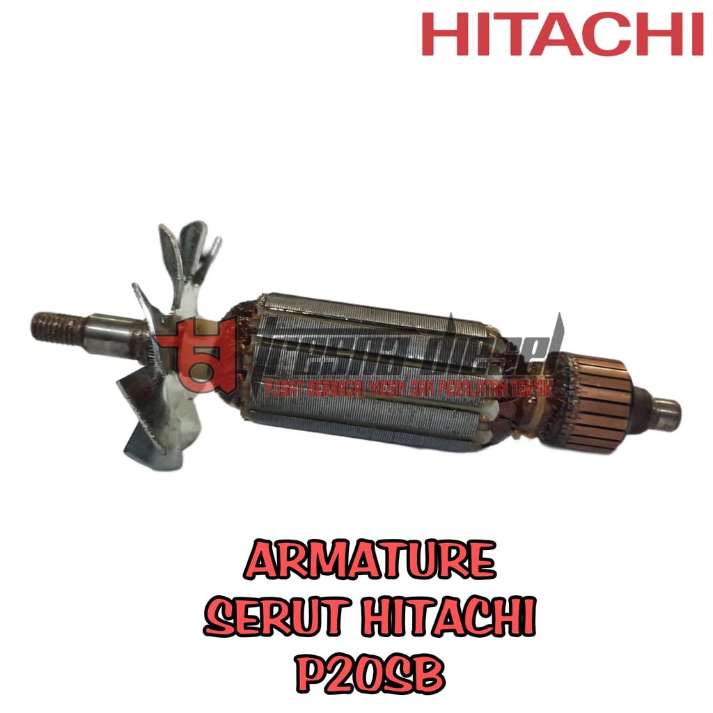 Jual ARMATURE /ANGKER SERUT HITACHI P20SB ORIGINAL HITACHI 100 % ...
