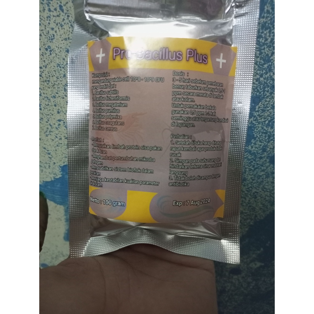 Jual IK3 Probiotik bacillus plus 100 gram / bacillus / probiotik ...