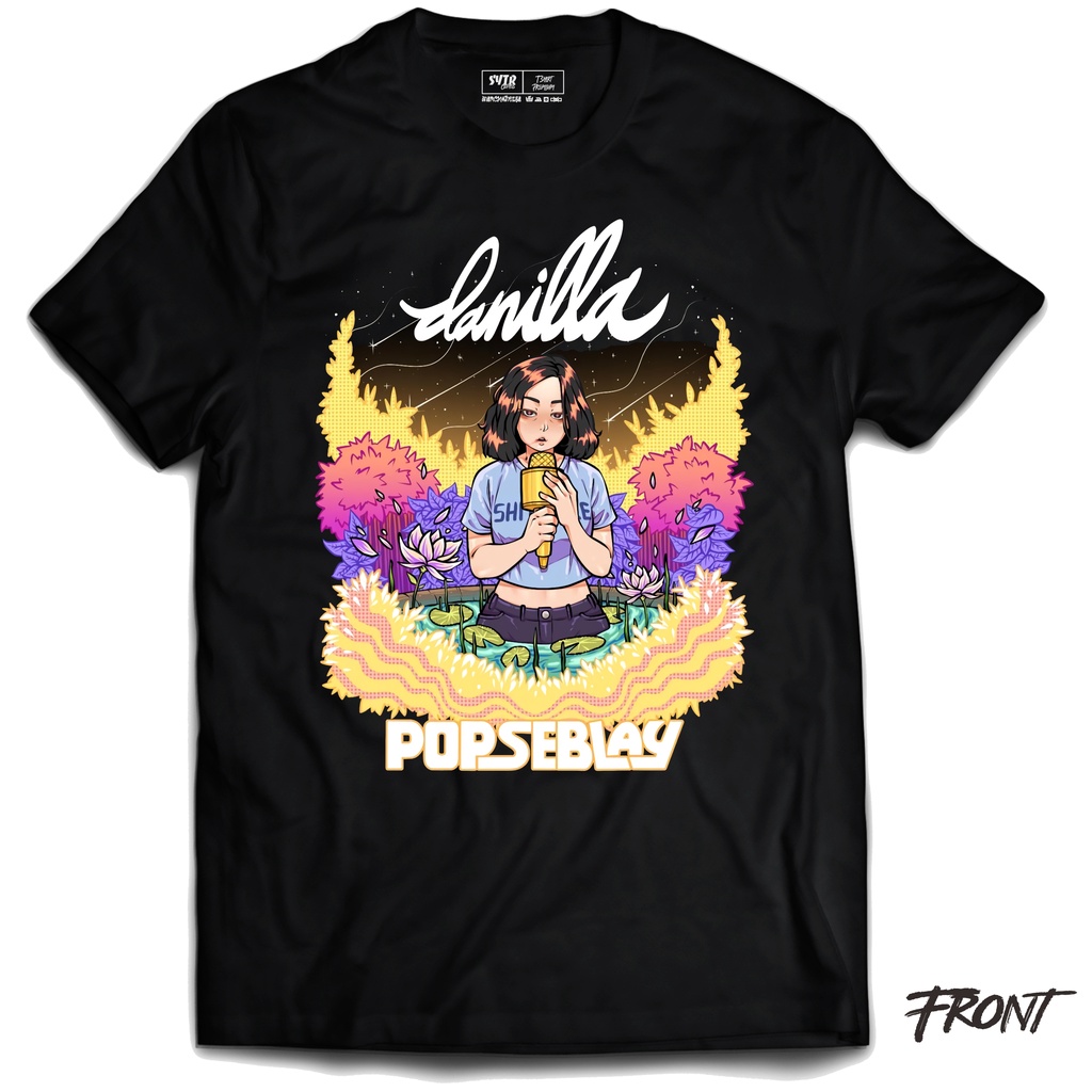 Jual T-shirt Merchandise Danilla | Popseblay Artwork | Shopee Indonesia