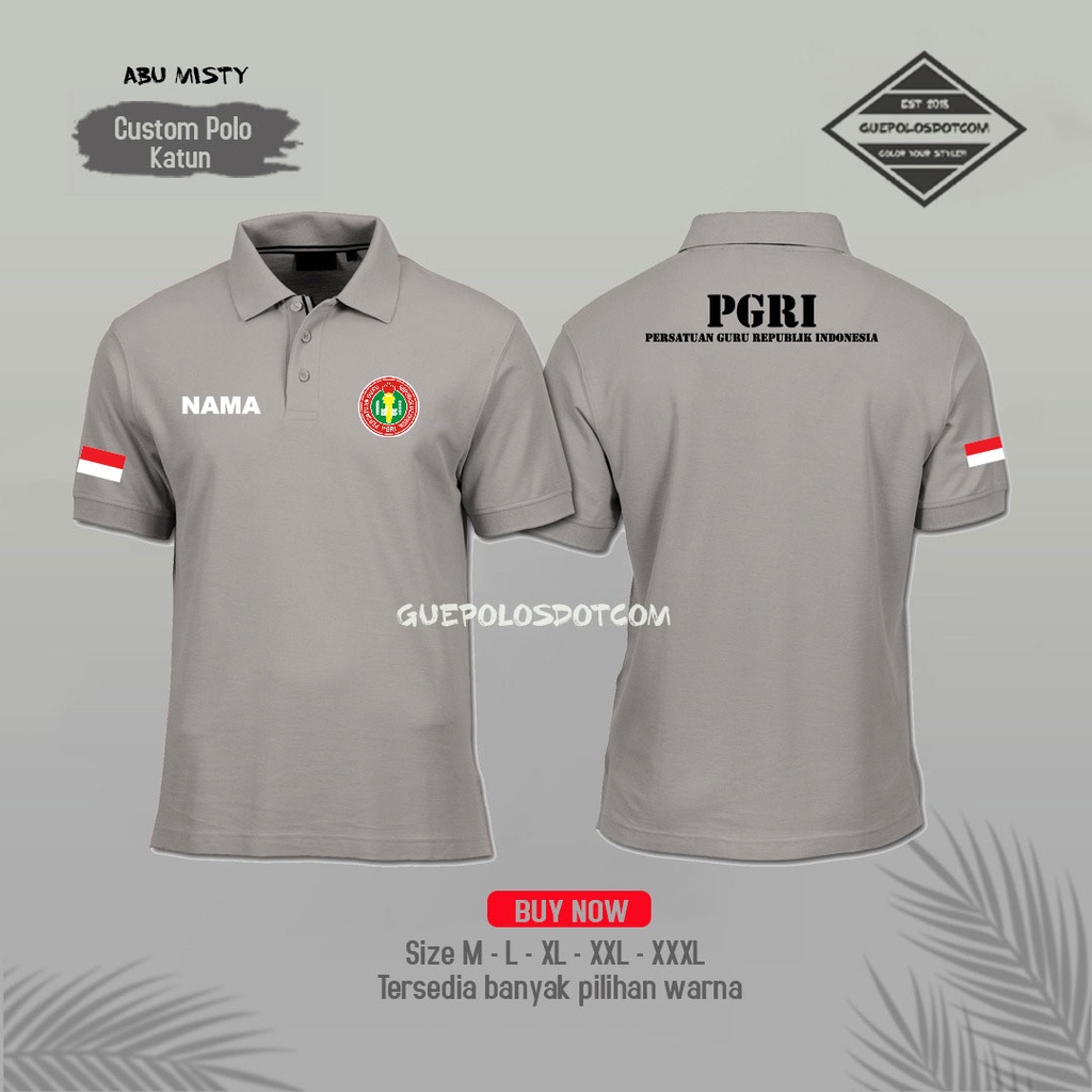 Jual TYPE A07 - Poloshirt pgri - PGRI PERSATUAN GURU REPUBLIK INDONESIA ...