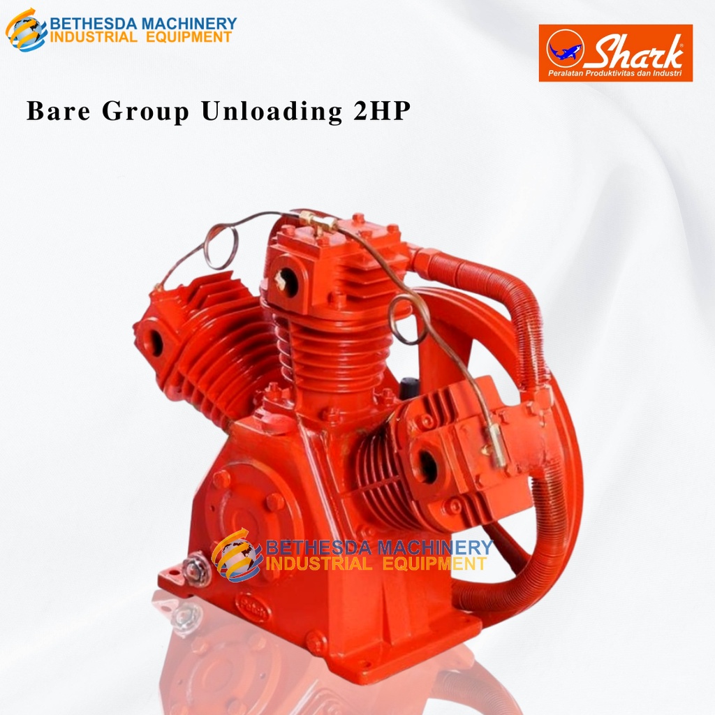 Jual Shark Kepala Kompresor Angin/ Bare Compressor 2 HP 3HP 5 HP 3 ...