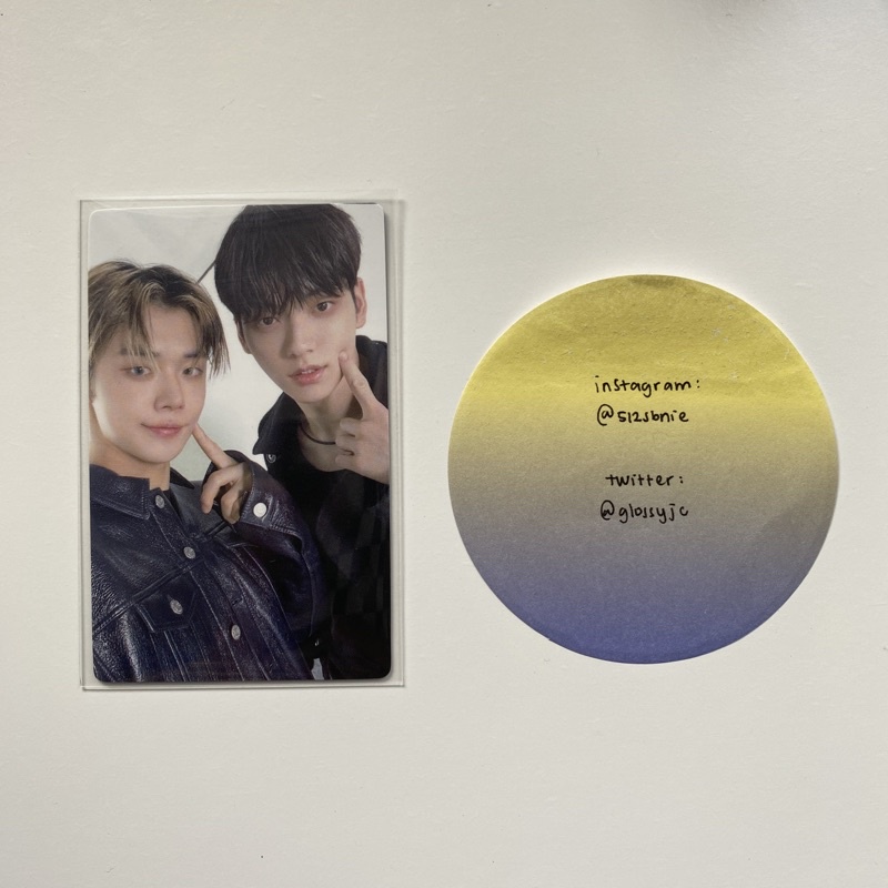 Jual photocard tomorrow x together txt gbgb limited a yeonjun soobin yeonbin unit pc | Shopee ...