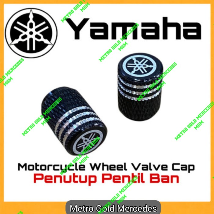 Jual Tutup Penutup Pentil Ban Logo YAMAHA Car Tyre Wheel Valve Cap ...