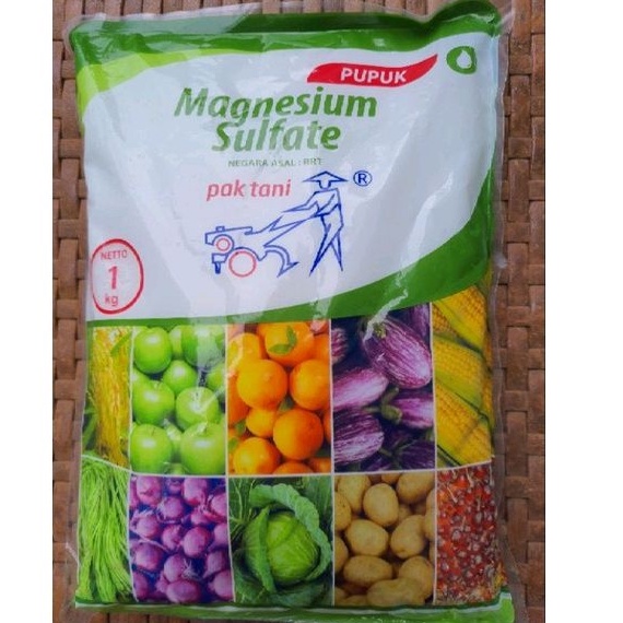 Jual PUPUK MAGNESIUM SULFATE PAK TANI KEMASAN PABRIK 1 KG | Shopee Indonesia