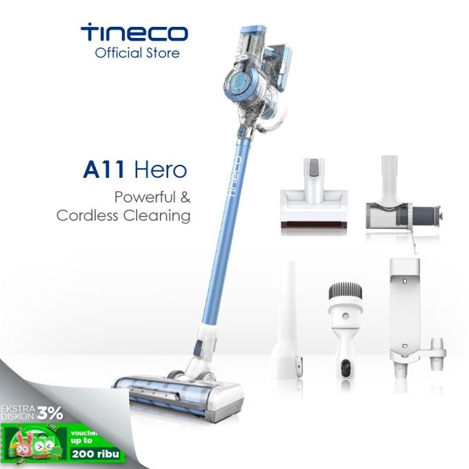 Jual Tineco A11 Hero Powerful Cordless Stick Handheld Vacuum Cleaner ...