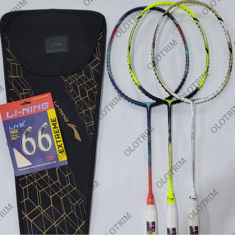 Jual Raket Badminton Lining Aeronaut 9000 9000C 9000D 9000I Combat ...