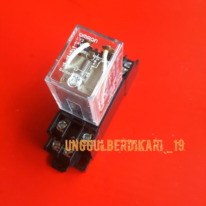 Jual 1 SET Relay Omron dan Socket LY2 24V DC 24VDC 24 VDC 24DC Best Quality | Shopee Indonesia