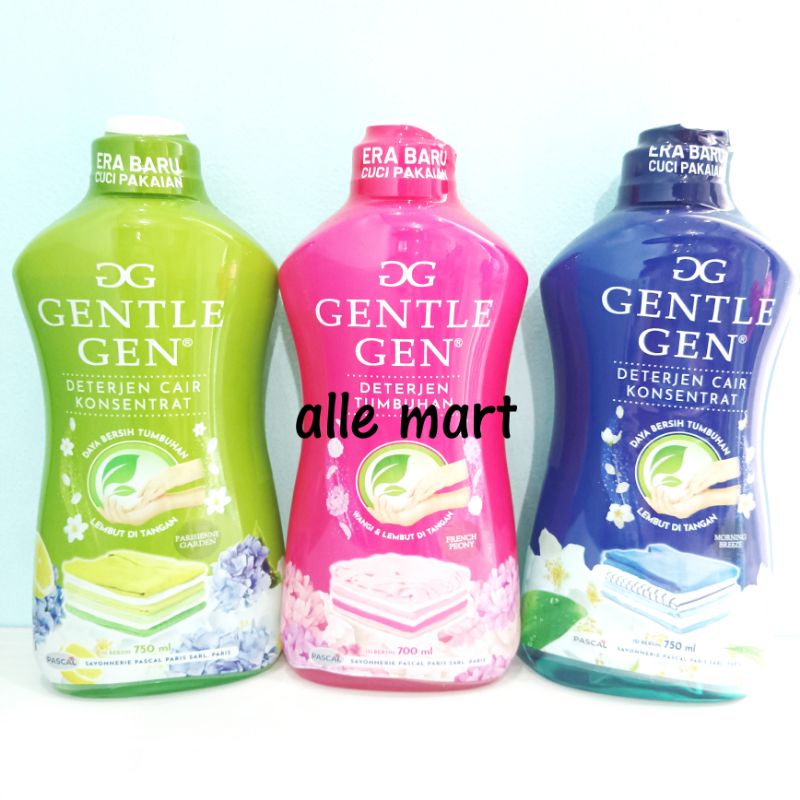 Jual Gentle Gen Detergen Cair Botol 750 ml | Shopee Indonesia