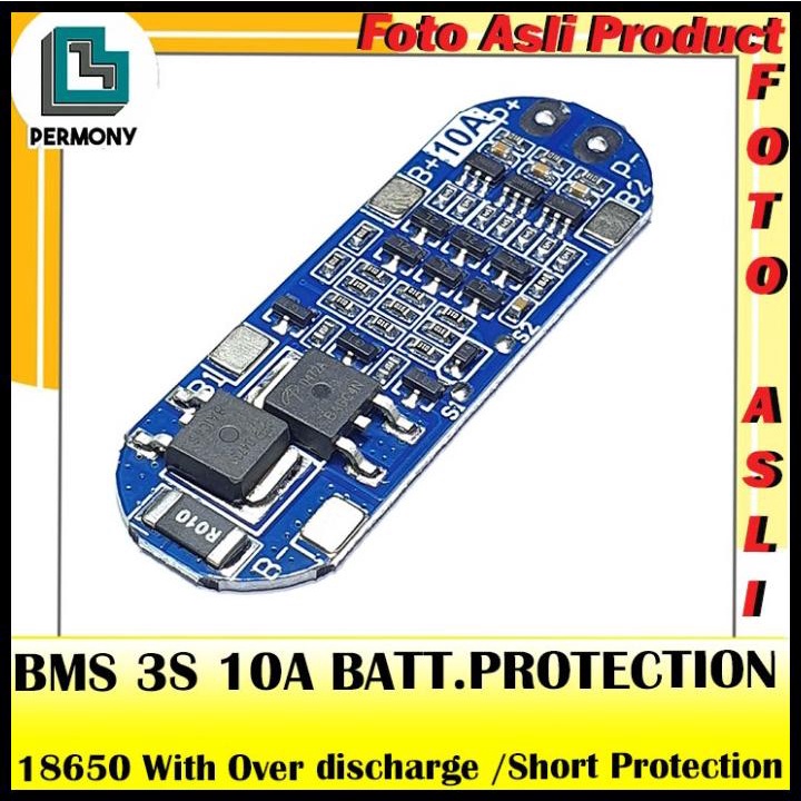 Jual Modul Bms 3S 10A 18650 Protection Board Charging Module | Shopee ...
