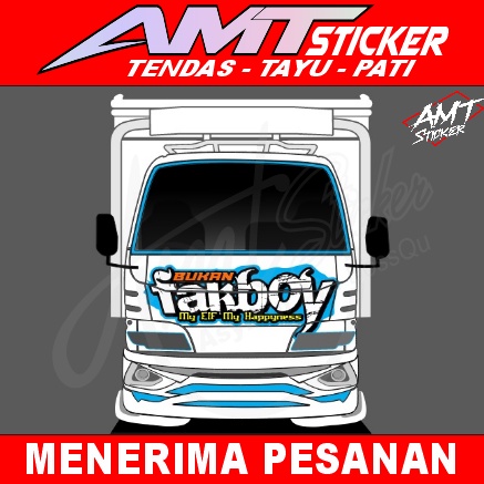 Jual Stiker Kabin Depan Elf - Stiker Elf Macan - Bisa Request | Shopee ...