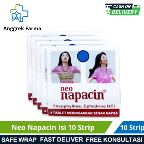 Jual Neo Napacin Isi 10 Strip/Obat Sesak Nafas | Shopee Indonesia