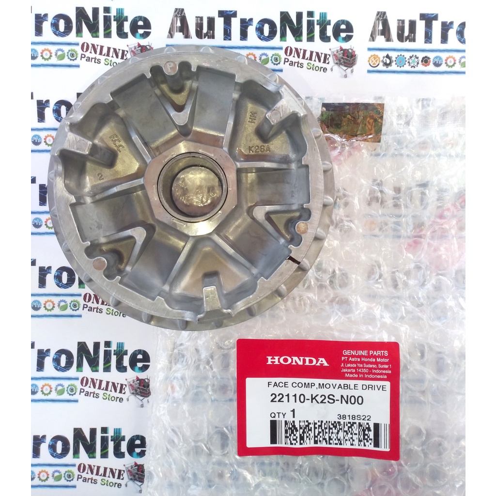 Jual Pulley Rumah Roller Face Comp Movable Drive 22110-K2S-N00 Original ...