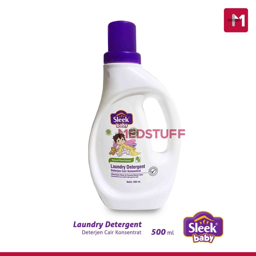 Jual Sleek Baby Laundry Detergent 500ml Botol Sabun Laundry Bayi 500ml ...