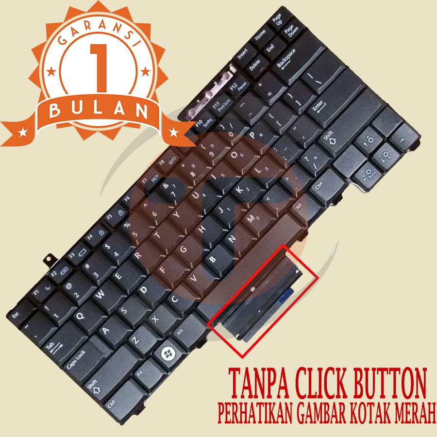 Jual Keyboard Dell Latitude E5300 E5400 E5500 E5510 Non Pad Single Point - Black | Shopee Indonesia