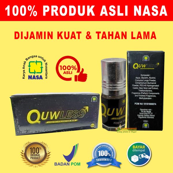Jual QUWLESS NASA BPOM ORIGINAL OBAT KUAT PRIA TAHAN LAMA OBAT STAMINA ...