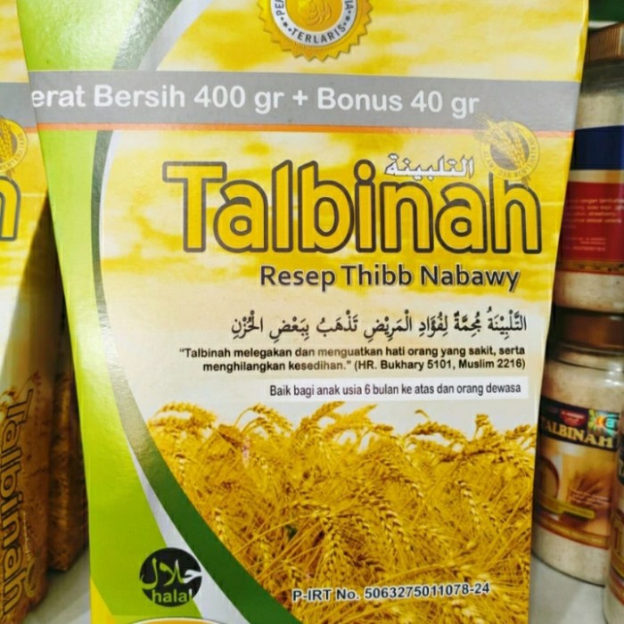 Jual talbinah resep Thibb nabawy 400gr+40 gr tepung gandum 100% ...