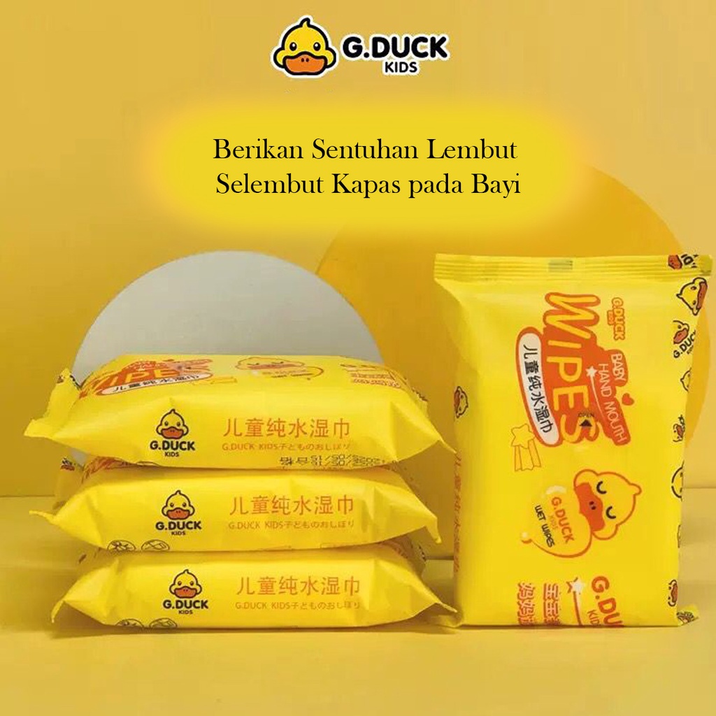 Jual DCShop G Duck Tissue Basah Anak Tangan dan Mulut 40 sheets ...