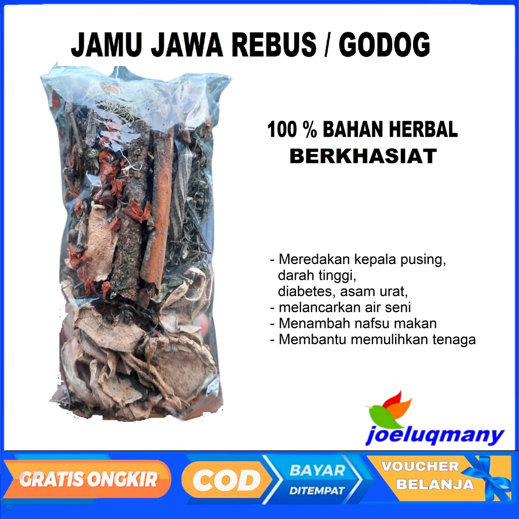 Jual Jamu Godok Rebus Jamu Godog Pahitan Komplit Herbal Tradisional ...