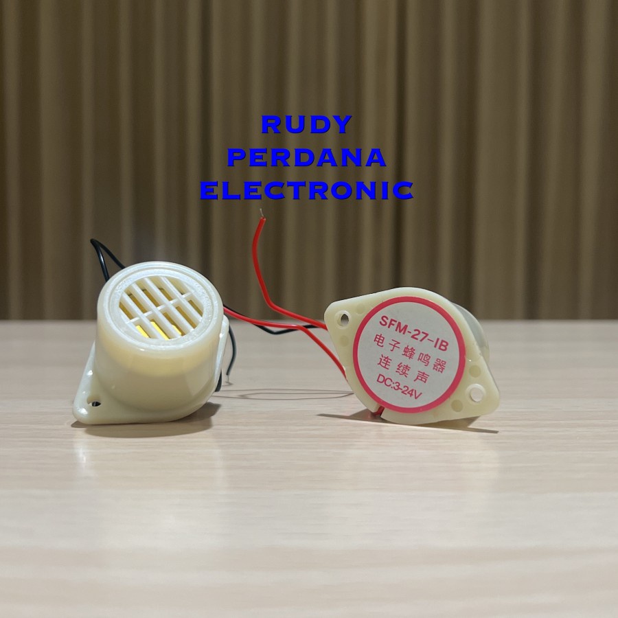 Jual BUZZER PIEZO ELECTRIC ALARAM MOTOR MOBIL BIS TRUK DC 3V 24V SFM-27-IB | Shopee Indonesia