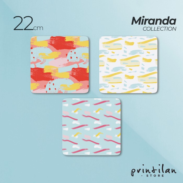Jual [22 cm Kotak] MIRANDA COLLECTION CAKE BOARD / Tatakan Printilan ...