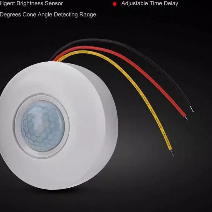 Jual Saklar Lampu Sensor Gerak PIR Switch Otomatis Motion Detector ...