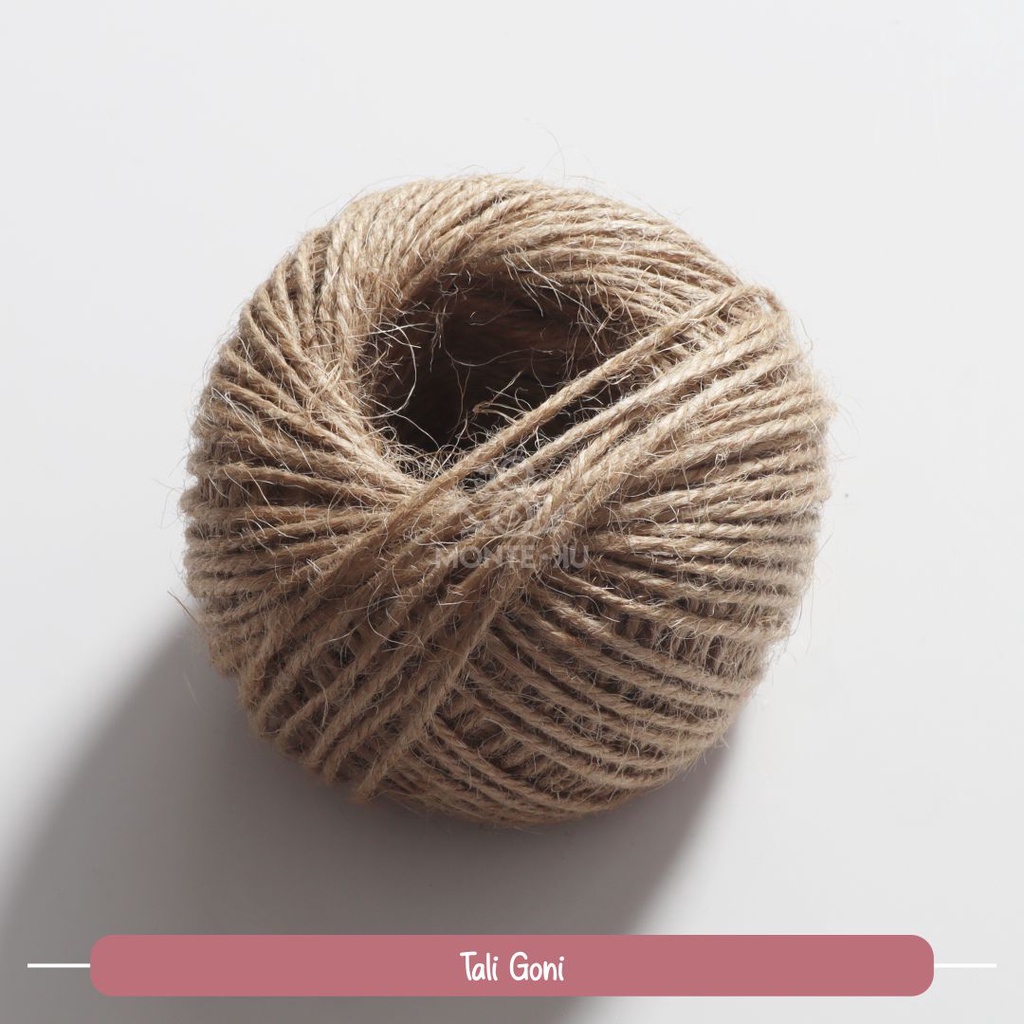 Jual Tali Rami Goni Coklat Natural Tali Jerami Gulung Tali Hangtag ...