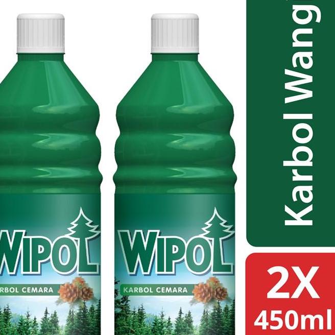 Jual Wipol Karbol Pembersih Lantai Botol 450Ml Twinpack | Shopee Indonesia