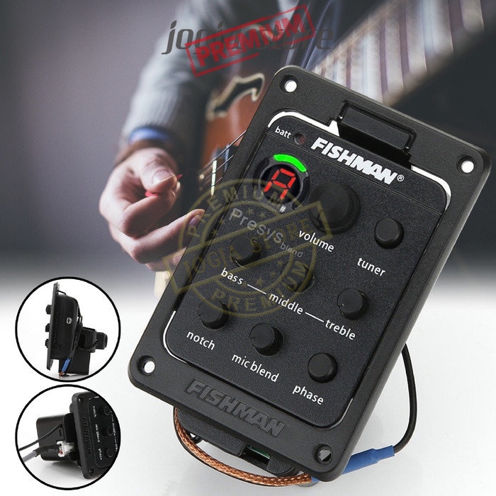 Jual TaffSTUDIO FISHMAN Preamp Amplifier Gitar EQ Tuner EQ-201 | Shopee Indonesia